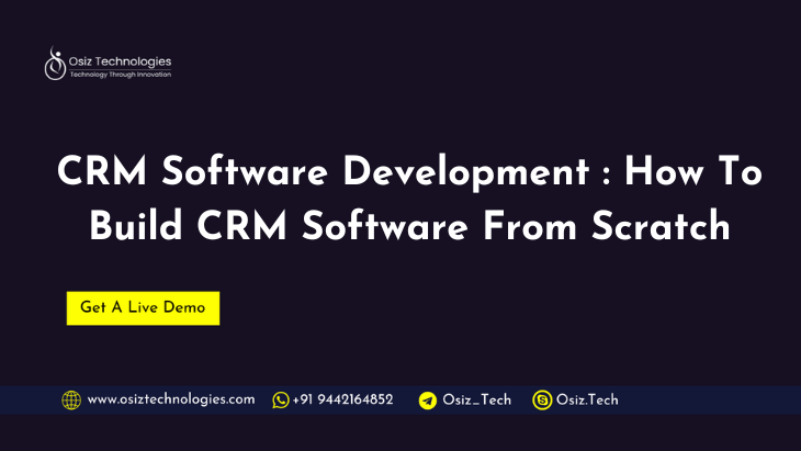 CRM Software Development Company - Osiz